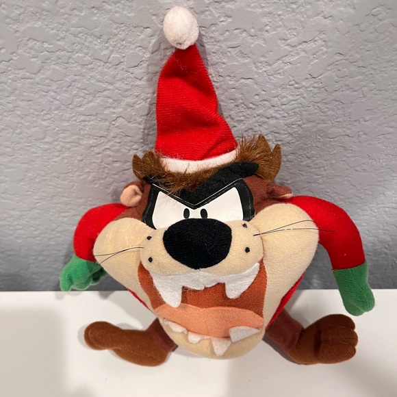 Toys | Tasmanian Devil Taz Plush Santa | Poshmark